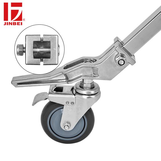 JINBEI JB11-036B 25x25mm M11-Caster Kit(3lü) Işık Standı Tekerleği - Paraflaş Deposu