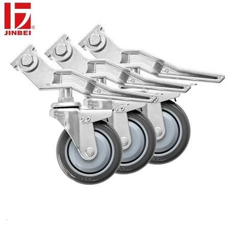 JINBEI JB11-036B 25x25mm M11-Caster Kit(3lü) Işık Standı Tekerleği - Paraflaş Deposu